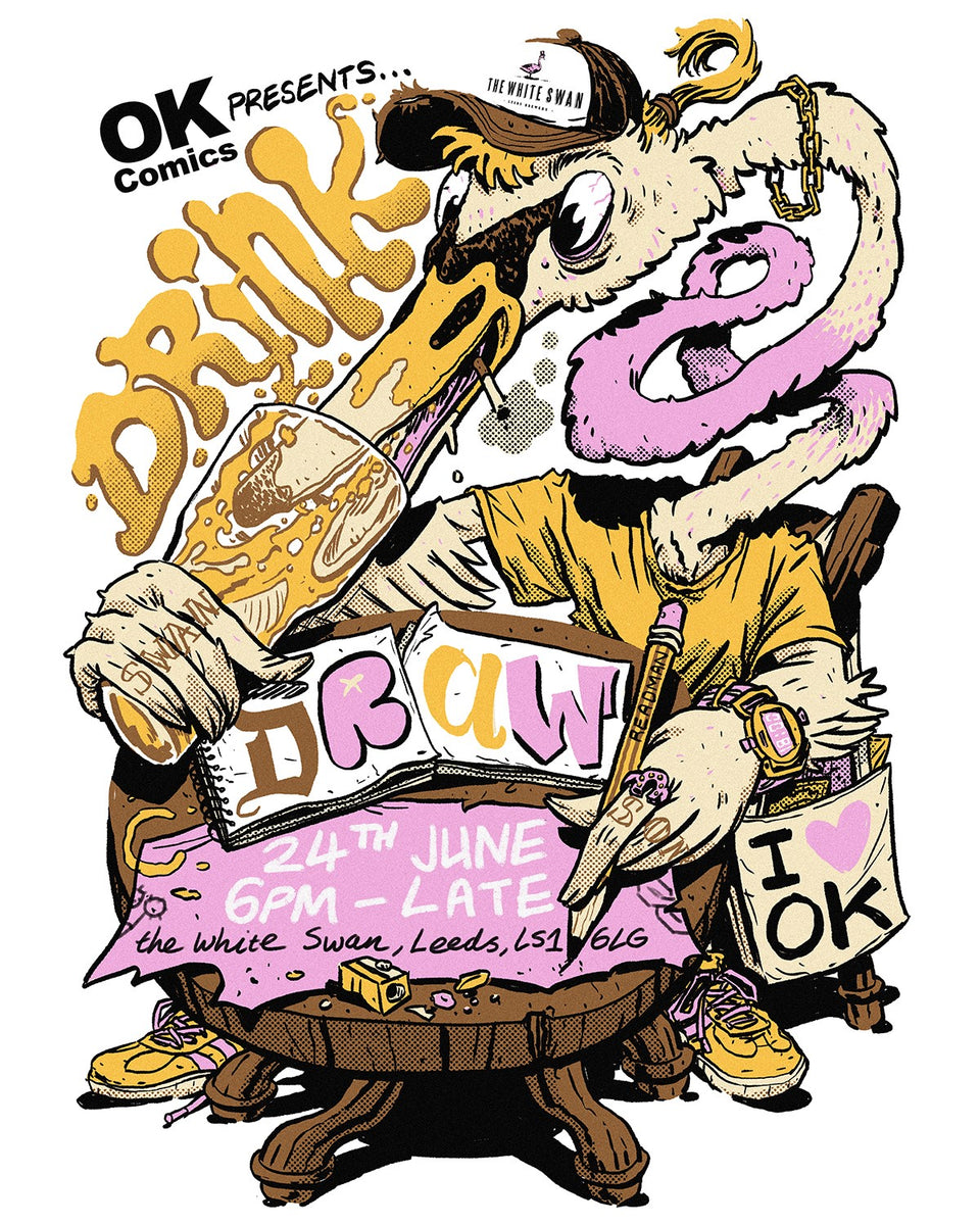 Our Next Drink and Draw! – OK Comics