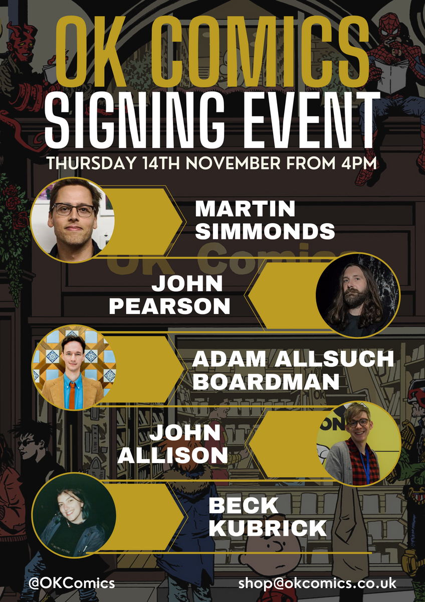 OK Comics Signing Event This November!