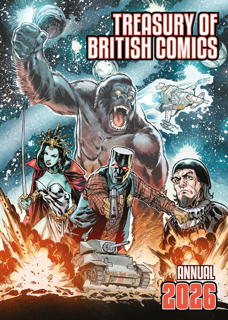 Treasury of British Comics 2026 Annual by Staz Johnson, David Roach, I ...