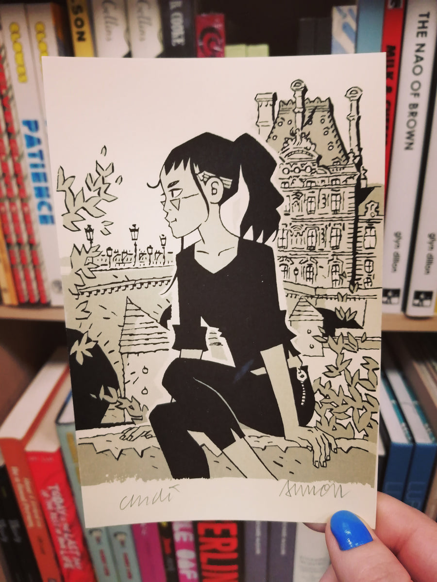 Paris with OK Comics Exclusive Signed Print by Andi Watson and Simon G